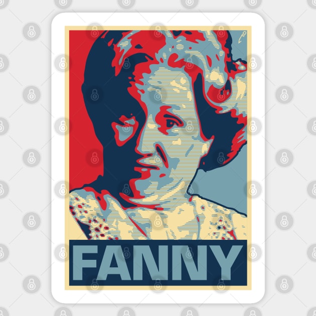 Fanny - Lady Stephanie Button - BBC Ghosts - Fanny - Sticker | TeePublic